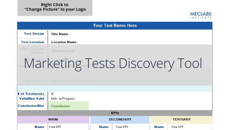 Get Your Free Test Discovery Tool -MEx feature - MarketingExperiments