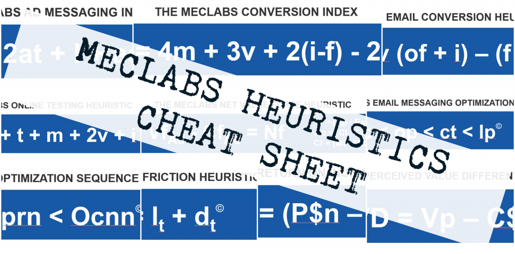 Heuristic Cheat Sheet: 10 methods for improving your marketing - MarketingExperiments